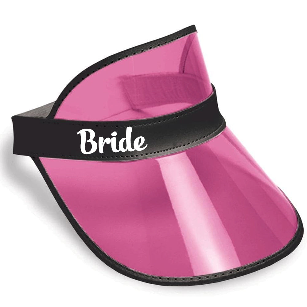 Bride Pink Dealer's Visor – Party Packs