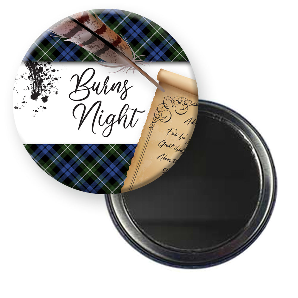 Burns Night Scroll Pocket Mirror - Party Supplies | Party Packs