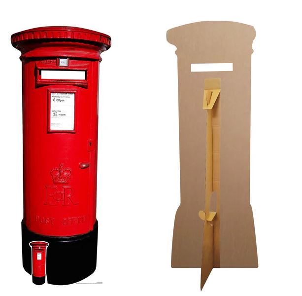 Post Box Cardboard Cutout - 1.4m – Party Packs