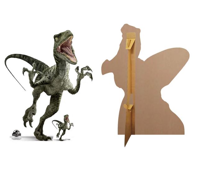 Jurassic World Raptor Dinosaur Cardboard Cutout - 1.29m – Party Packs