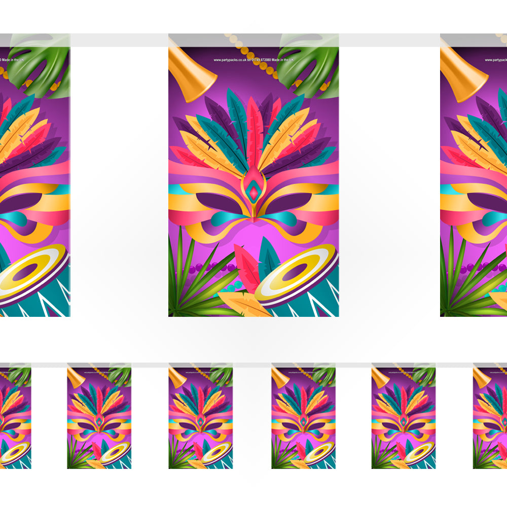Carnival Bunting - 2.4m | Flags, Bunting & Decorations | Party Packs