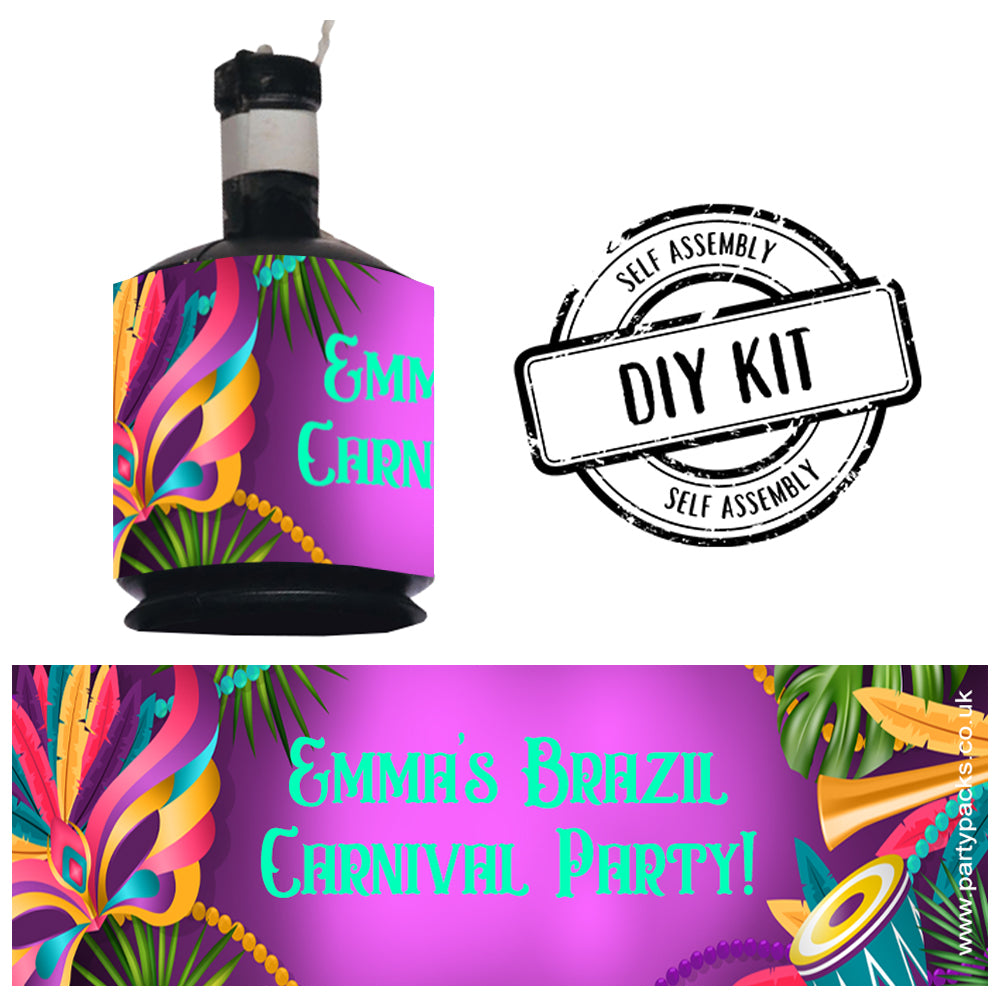 Personalised Party Popper Kit- Carnival | Party Packs