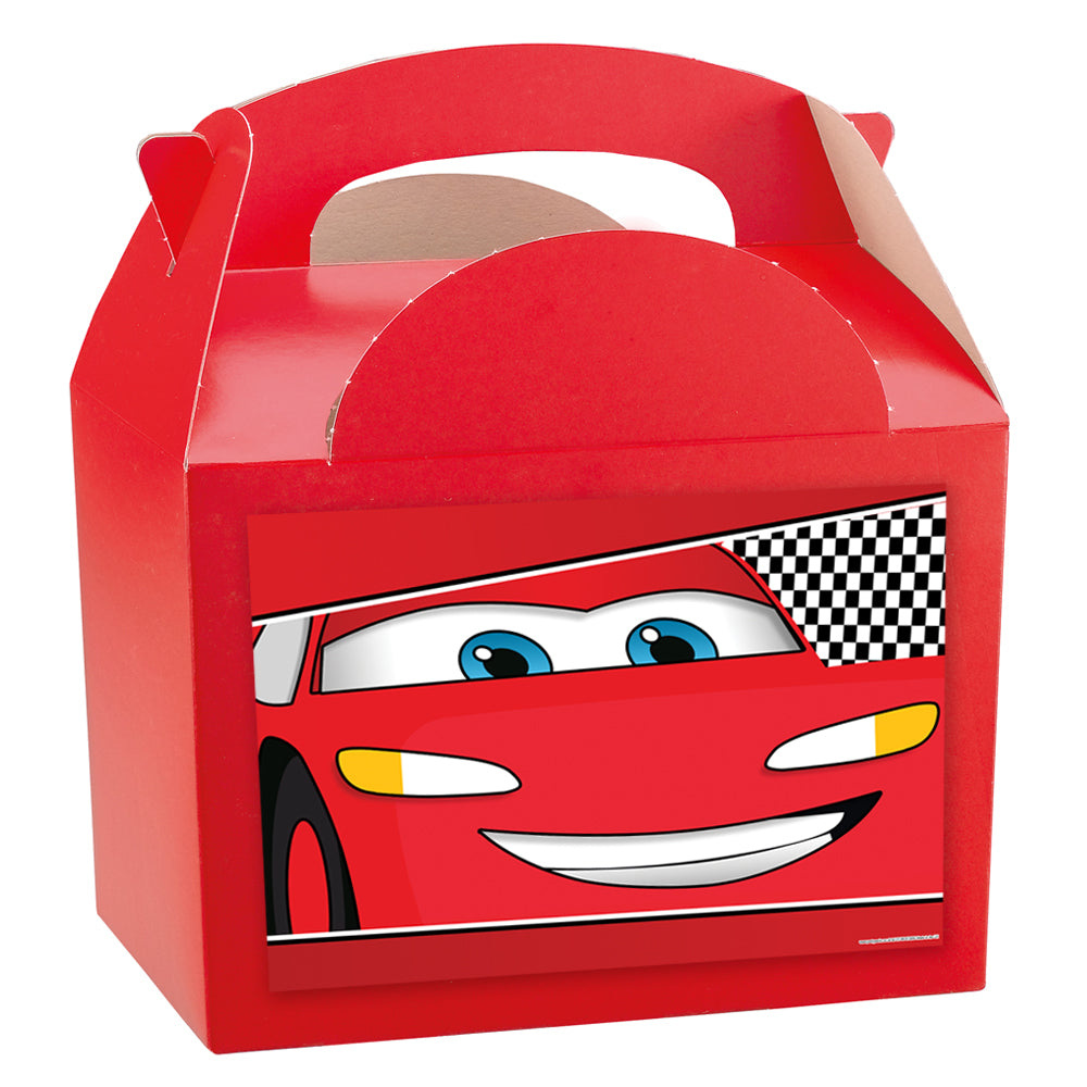 Lightning Cars Foodboxes - Pack of 4 | Party Packs