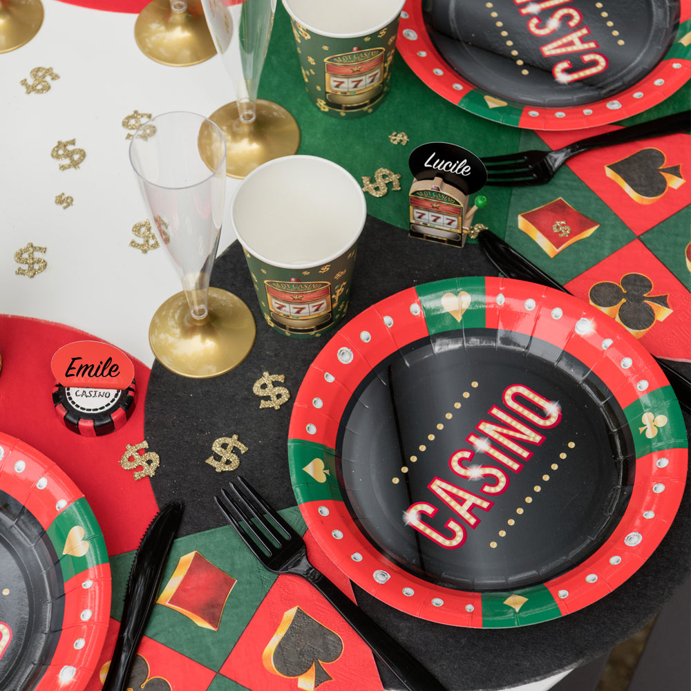 Casino Paper Napkins - 33cm - Pack of 20 – Party Packs