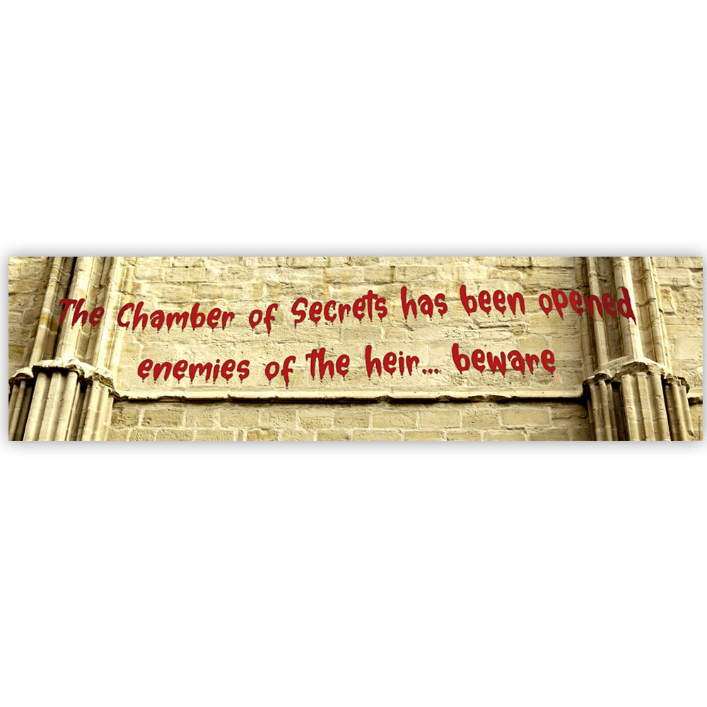 Wizard Chamber of Secrets Banner Decoration - 1.2m | Party Packs