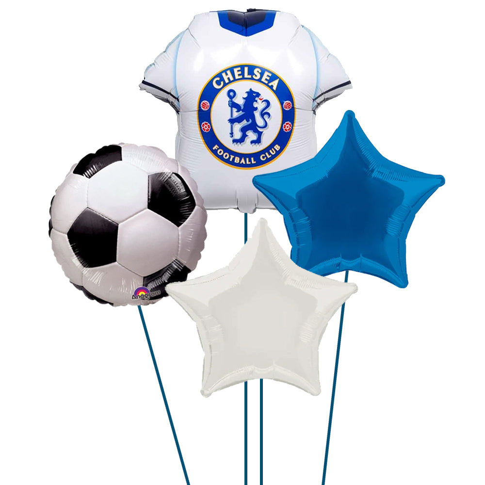 Inflated Chelsea FC Football Balloon Bundle in a Box – Party Packs