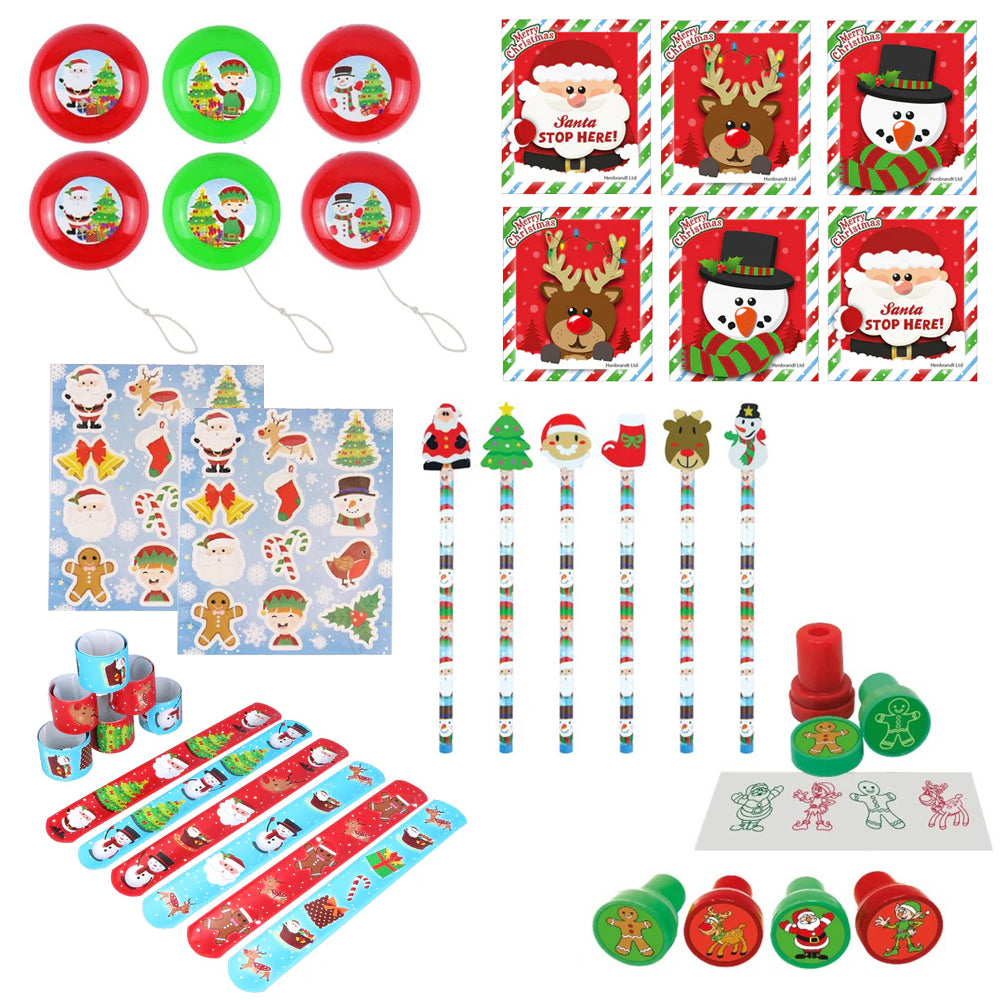 Christmas Toys & Party Bag Fillers Pack of 36 - Festive Treats | Party ...