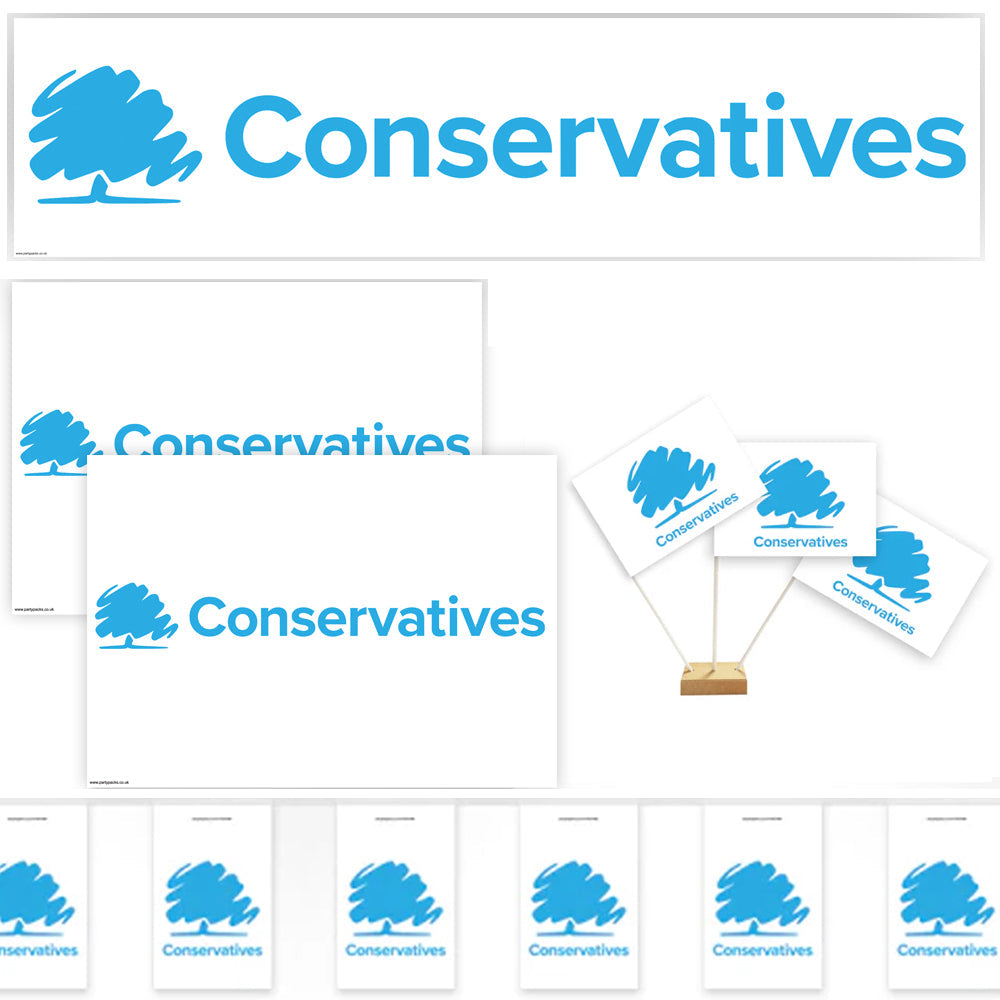 Conservative Party Decoration Pack - General Election | Party Packs