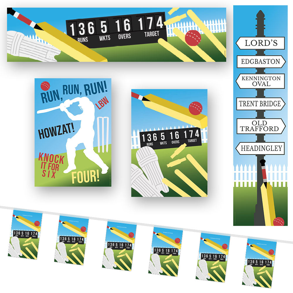 Cricket Party Paper Pack – Party Packs
