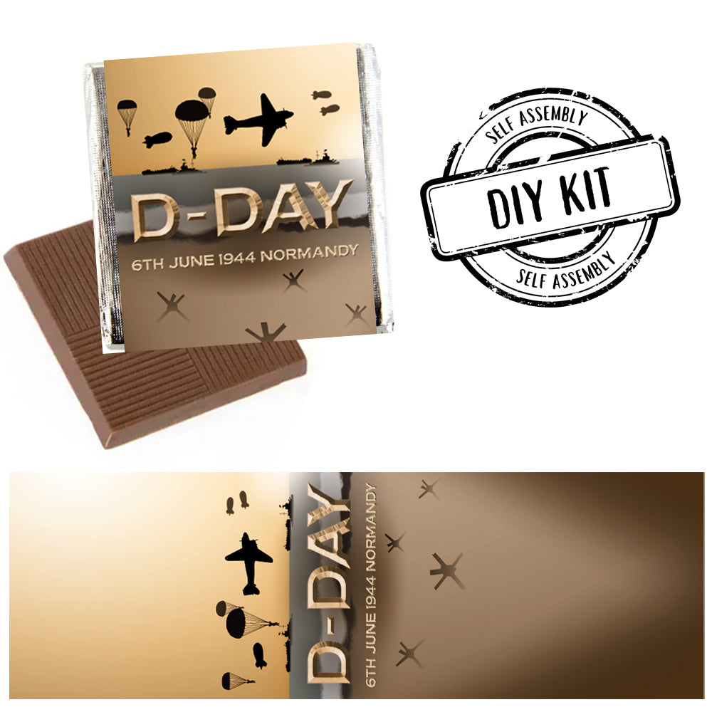 D-Day Anniversary Square Chocolates | Party Packs