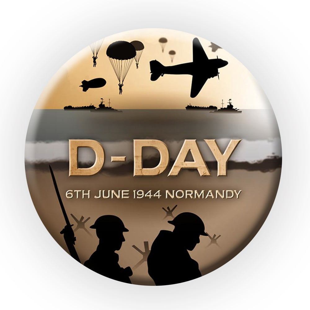 D-Day Anniversary Badge - Accessories | Party Packs