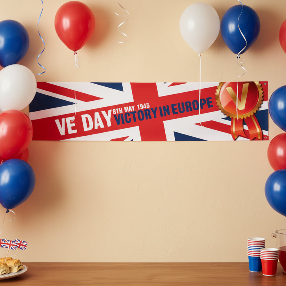 VE Day - 8th May Themed Party Supplies l Party Packs