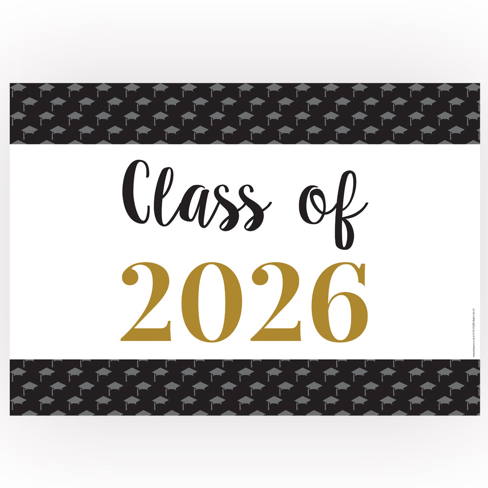 Class of 2026 Graduation Poster A3 - Personalised Party Decorations ...