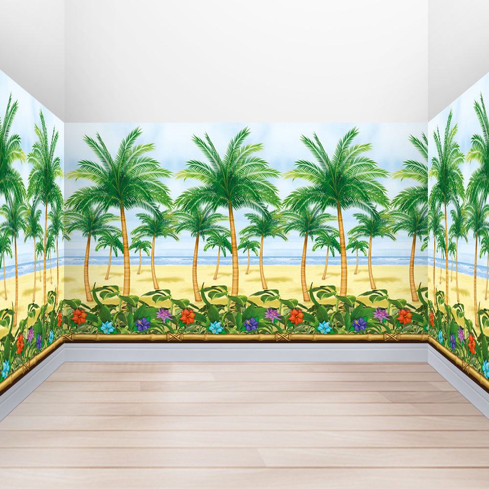 Palm Tree Backdrop Decoration - 12.2m | Party Packs