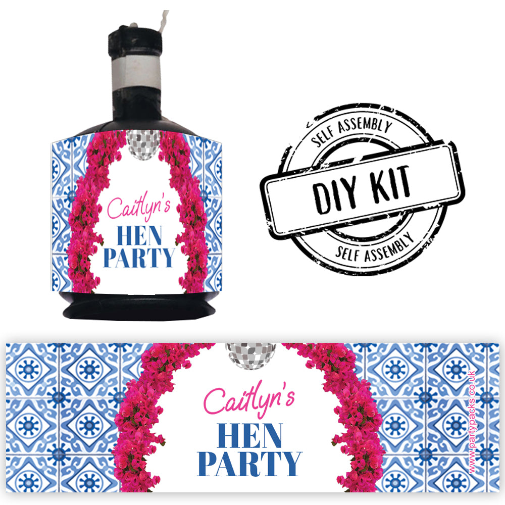 Personalised Dancing Queen Party Poppers Kit Pack of 18 | Party Packs
