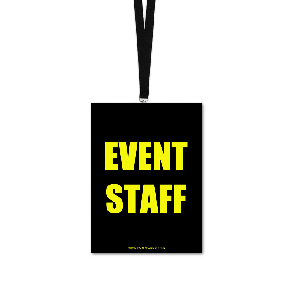 Event Staff Lanyards - Pack of 8 – Party Packs