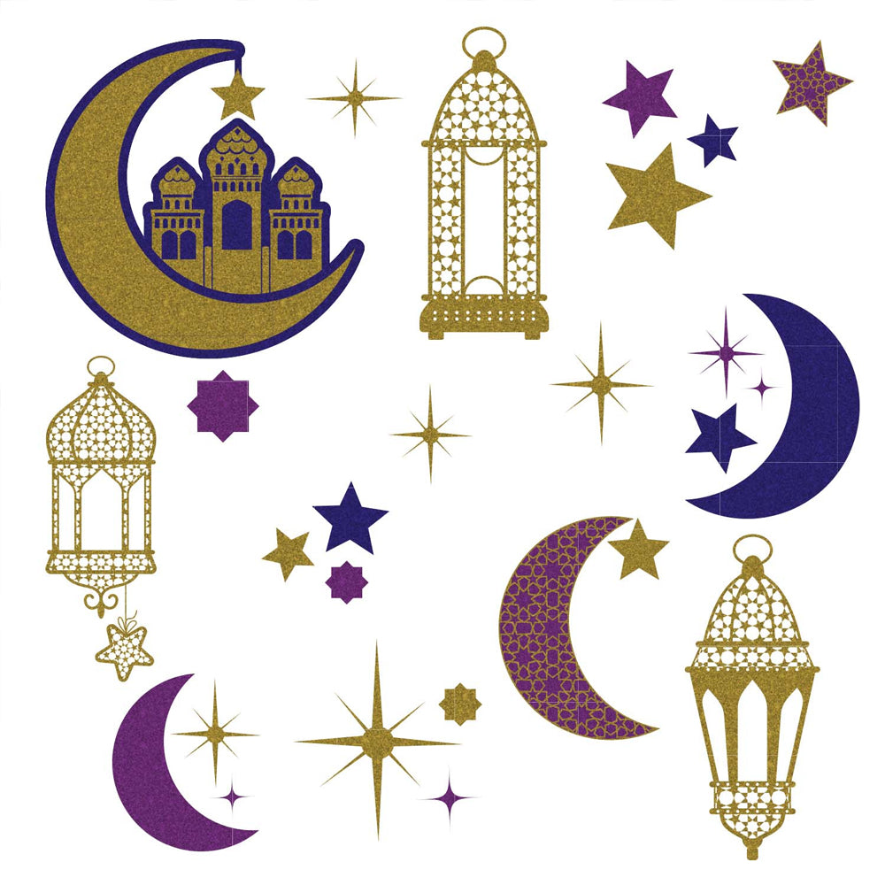 Eid Window Decorations - Eid Party Supplies | Party Packs