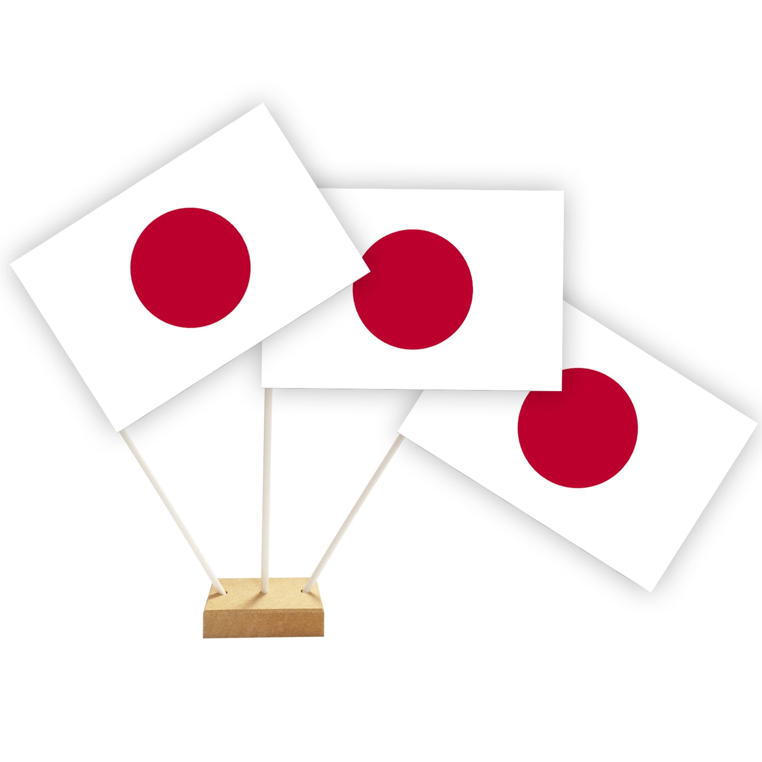 Japanese Paper Table Flags - 15cm on 30cm Pole - Each – Party Packs