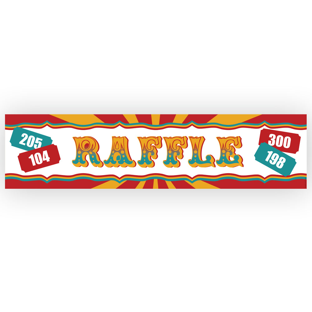 Fundraising Raffle Banner - 1.2m – Party Packs