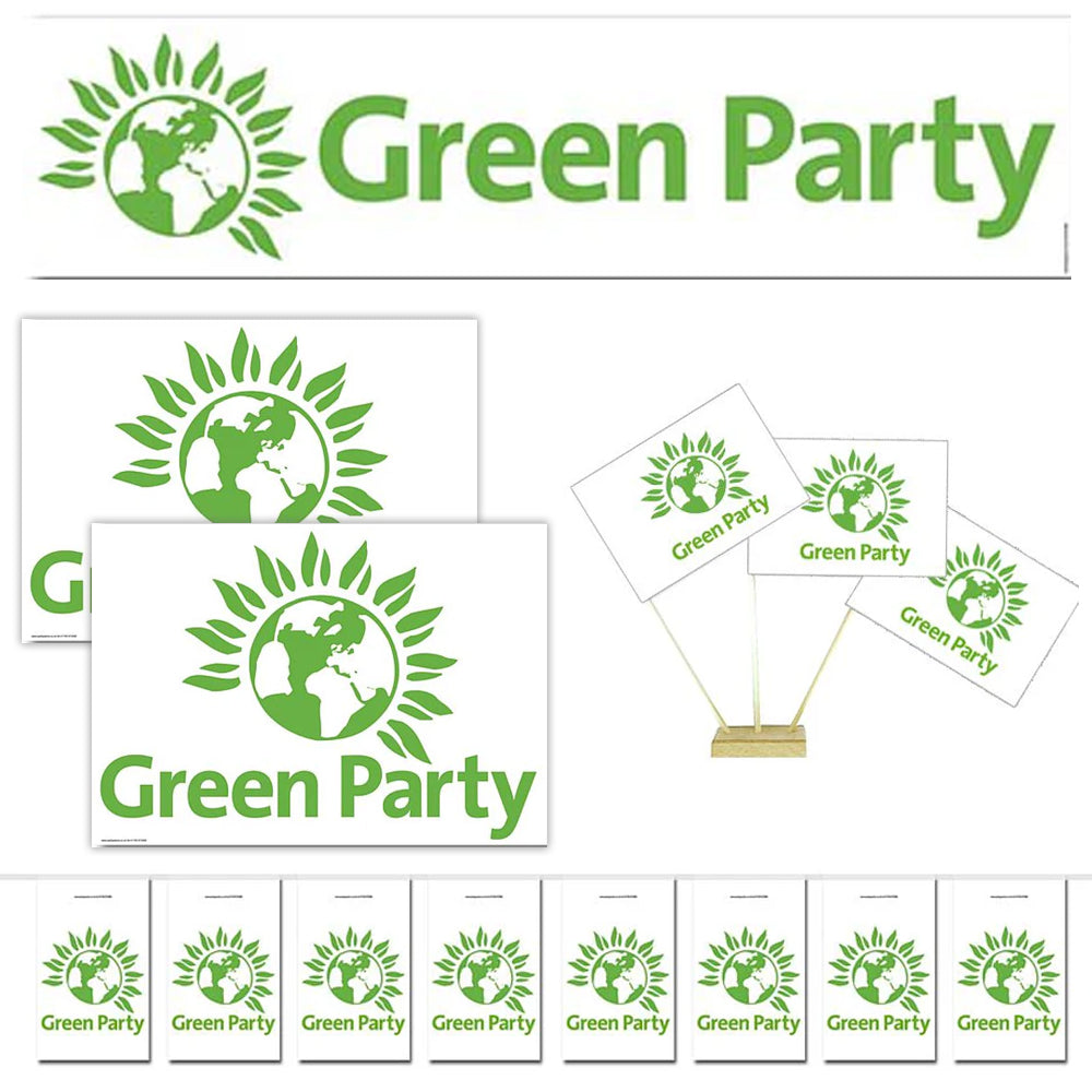 Green Party Decoration Pack - General Election | Party Packs