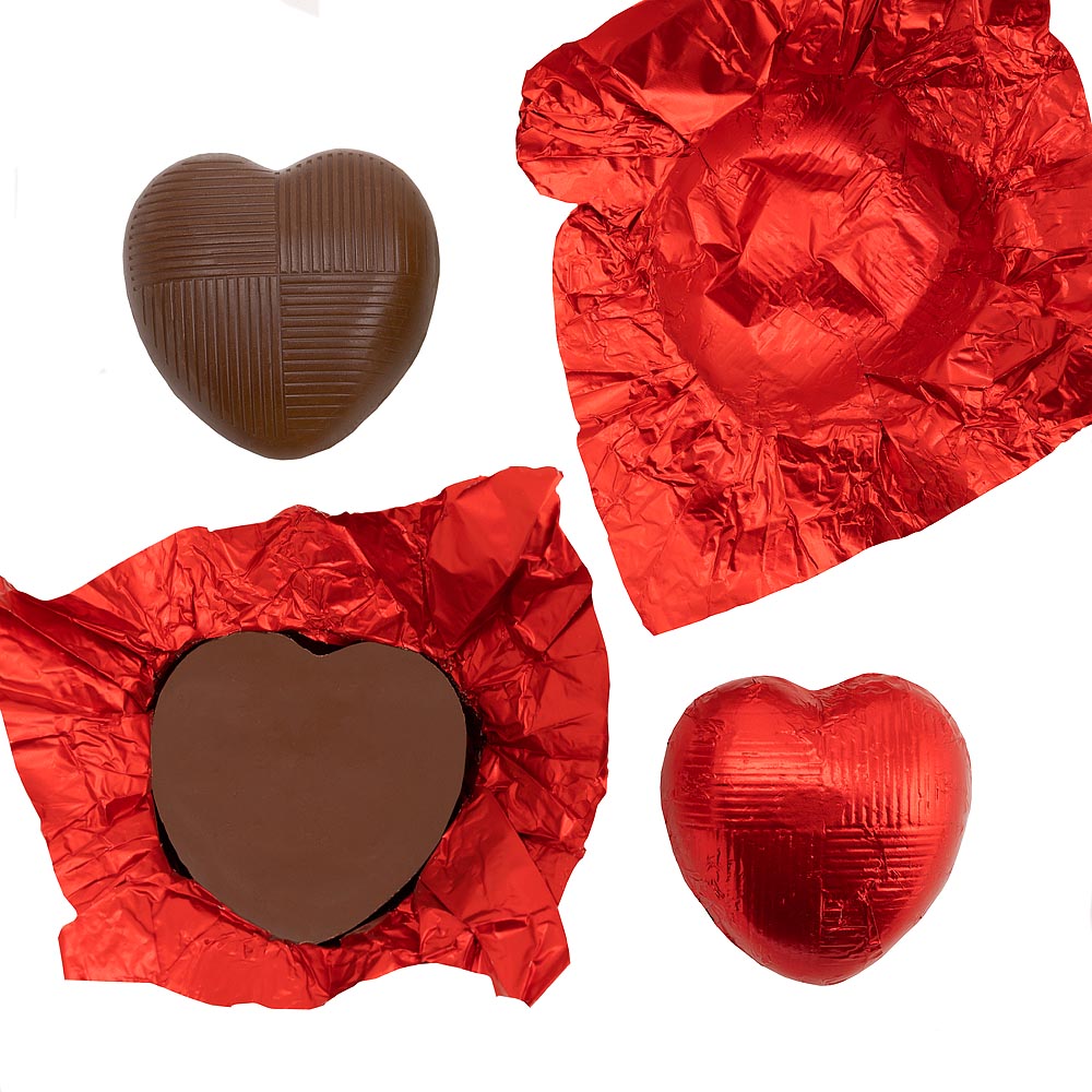 Chocolate Heart Red - 6g - Each | Party Packs