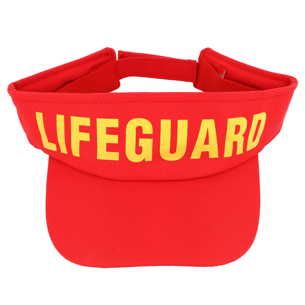 Red Lifeguard Visor Hat – Party Packs