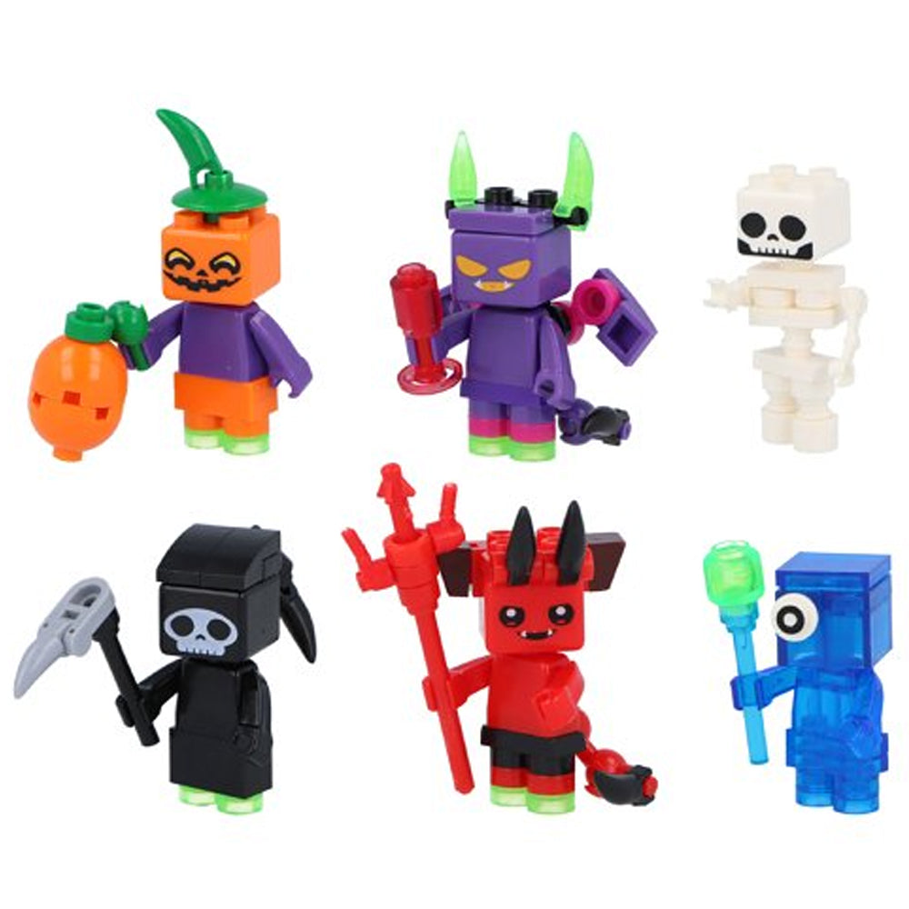 Halloween Themed Glow in the Dark Brick Kits - Assorted Designs - Each ...