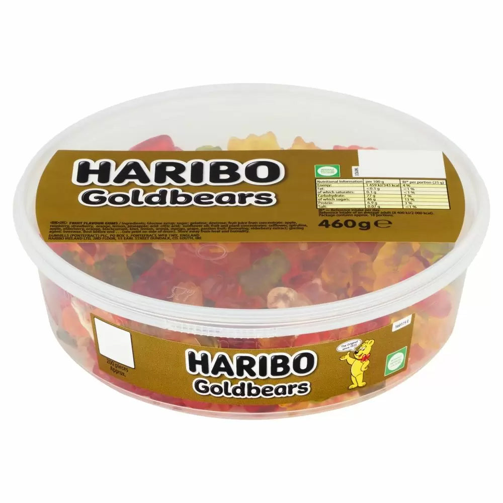 Haribo Goldbears Sweet Tub - 460g – Party Packs
