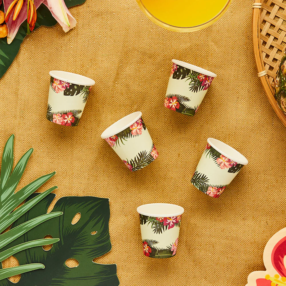 Tropical Paper Shot Cups - Pack of 8 – Party Packs