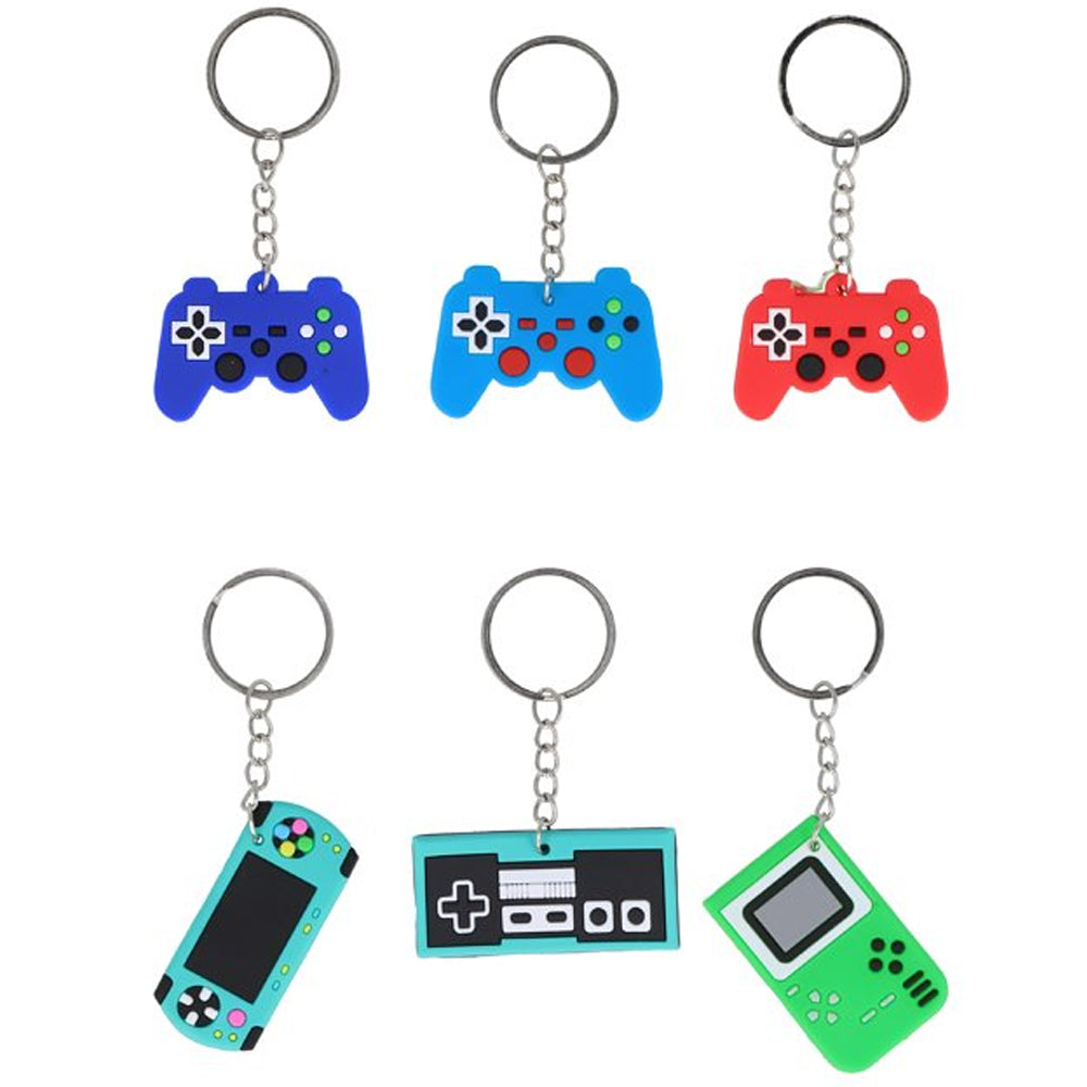 Gamer Keyring - Assorted Designs - 5cm - Each – Party Packs