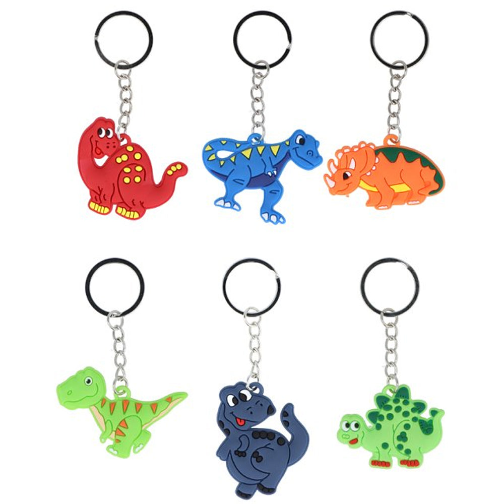 Dinosaur Keyring - Assorted Designs - 5cm - Each – Party Packs