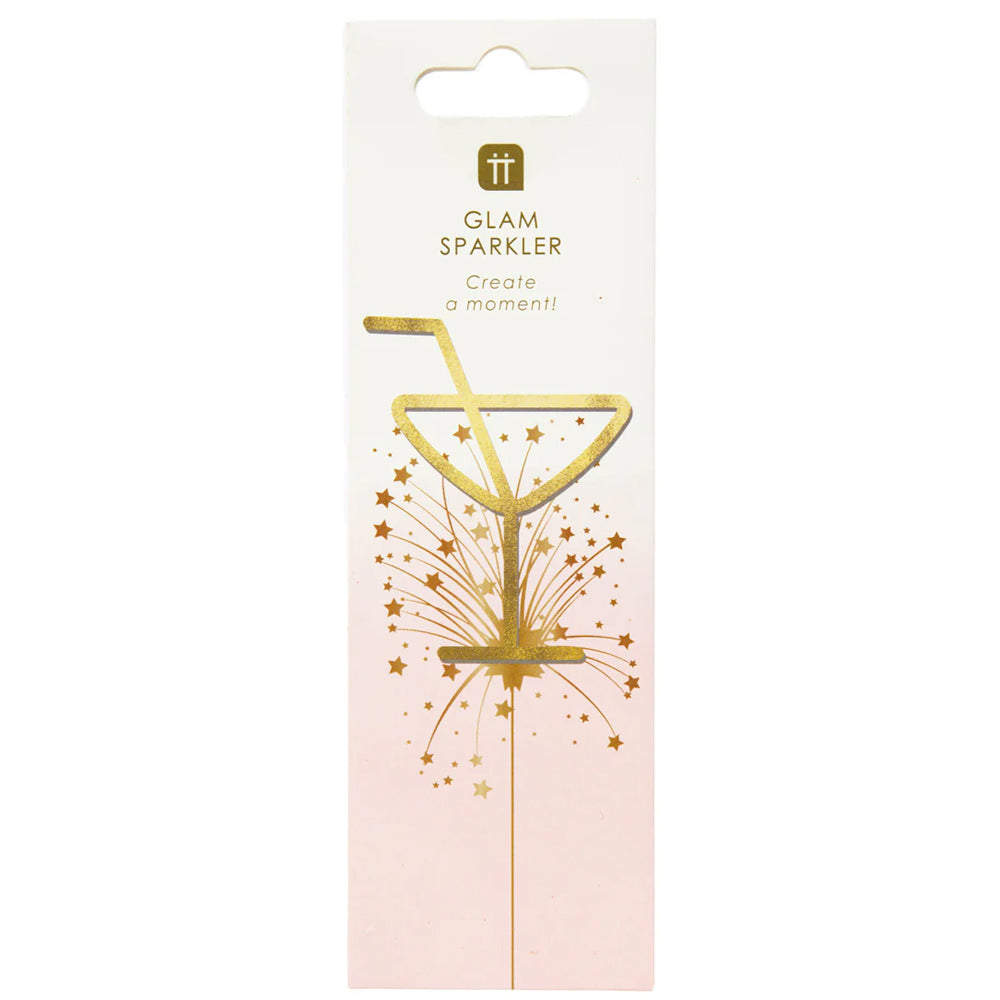 Luxe Cocktail Shaped Mini Indoor Sparkler - 14.5cm - Each – Party Packs