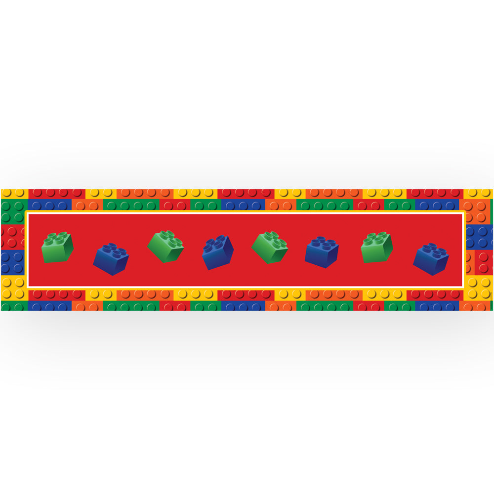 Building Blocks Banner Decoration - Lego Party | Party Packs