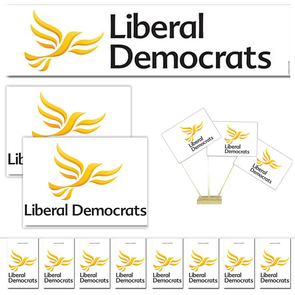 Liberal Democrats Party Decoration Pack - General Election | Party Packs