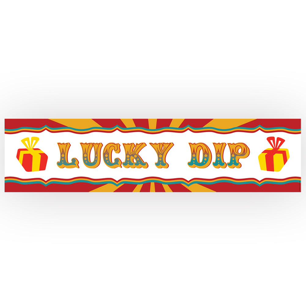 Fundraising Lucky Dip Banner - 1.2m – Party Packs