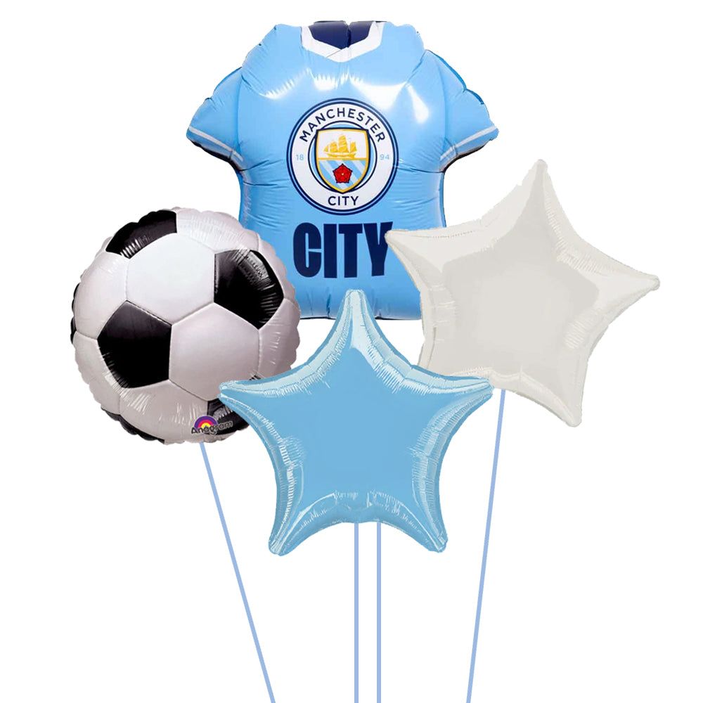 Inflated Manchester City FC Balloon Bundle in a Box | Birthday & Father ...