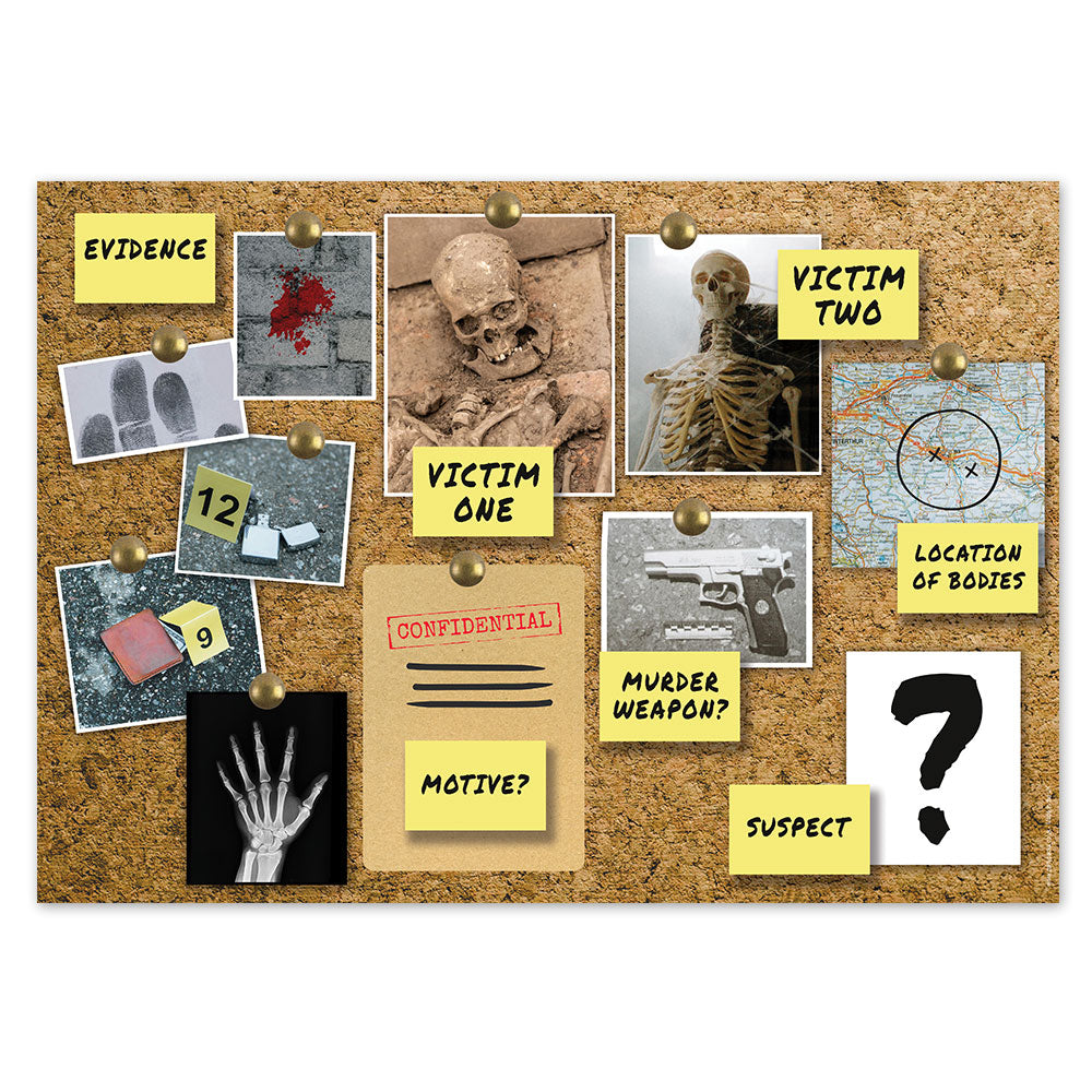 Murder Investigation Board Poster - A3 – Party Packs