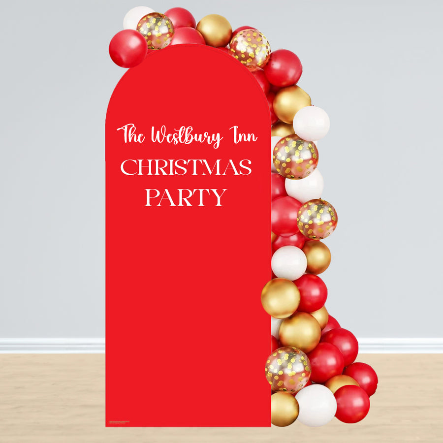 Personalised Red Sailboard Message Cardboard Cutout Sign – Party Packs