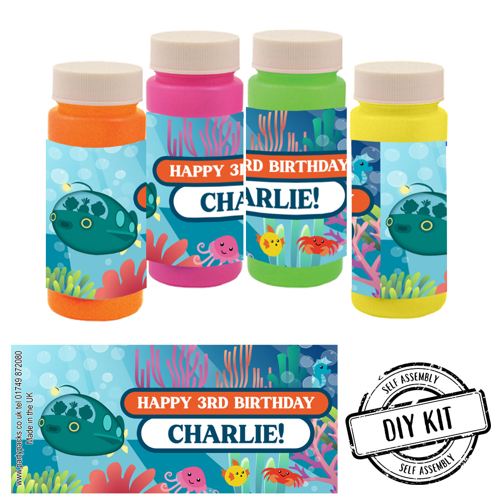 Personalised Bubbles - Octonauts - Pack of 8 | Party Packs