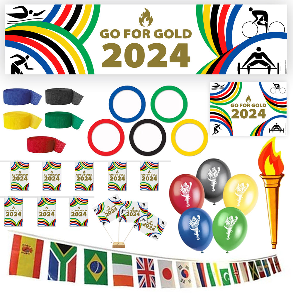 Olympic Games Party Supplies l Free Returns l Party Packs