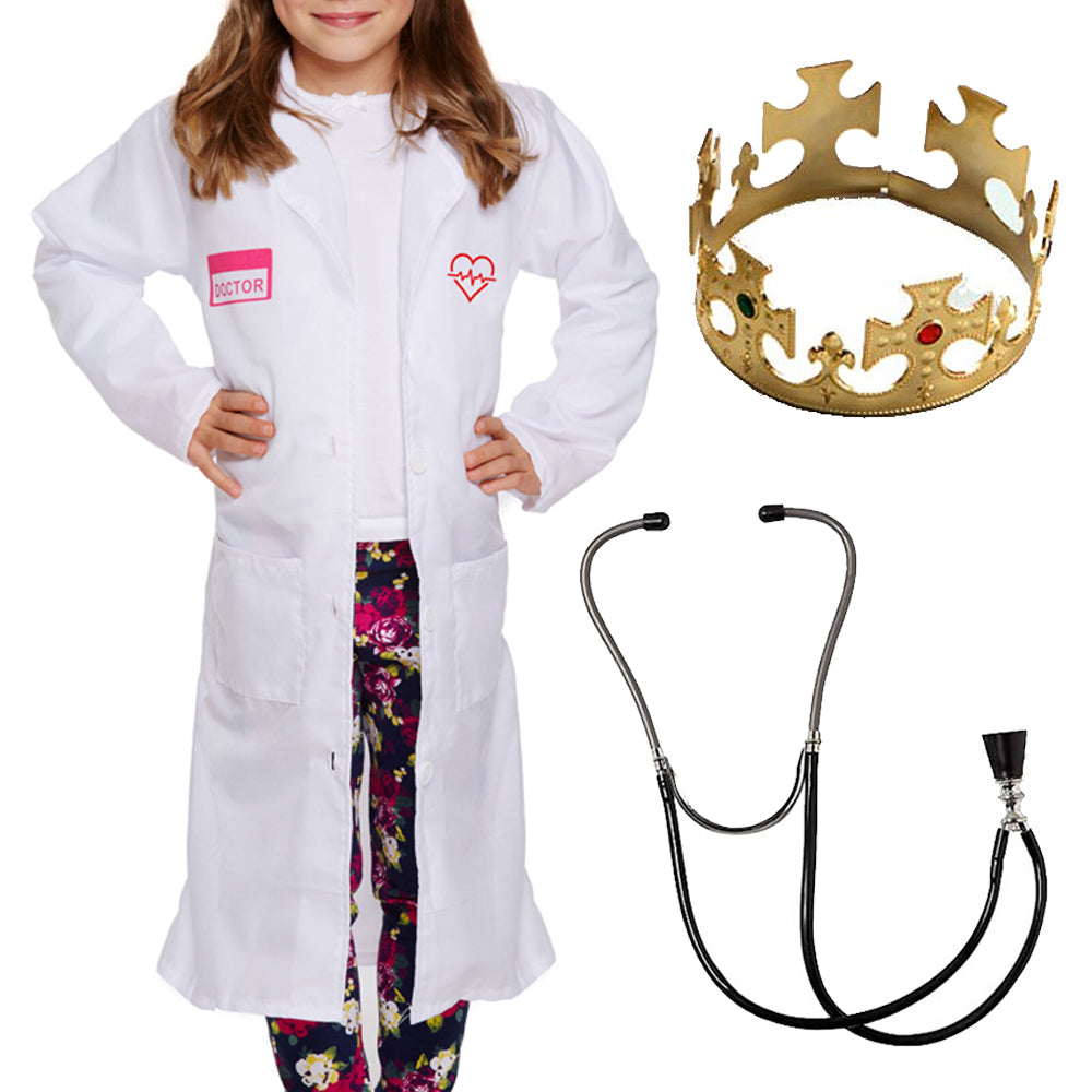 Kid's Princess Pearl Doctor Fancy Dress Kit – Party Packs