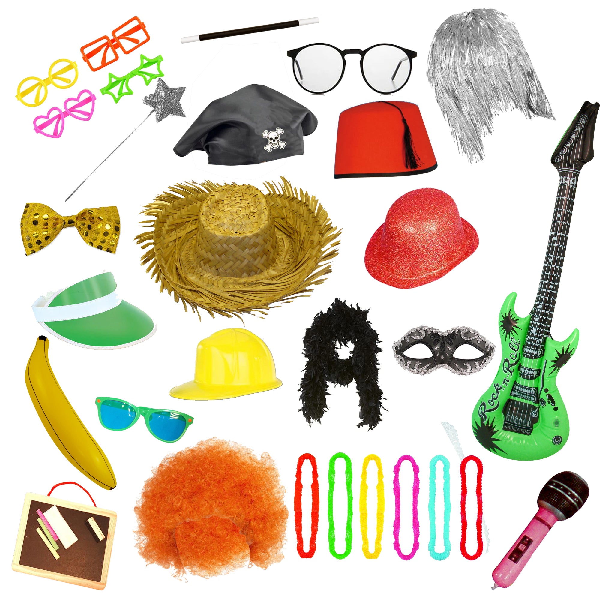 Photo Booth Props - Party Supplies l Party Packs