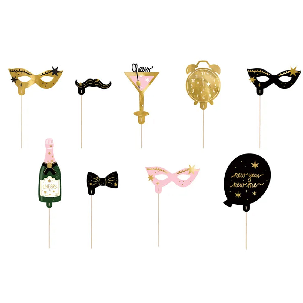 Happy New Year Paper Plates | New Year's Tableware | Party Packs