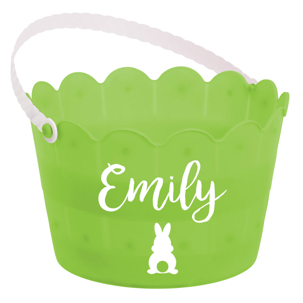 Personalised Easter Egg Hunt Bucket - 12cm x 20cm - Each – Party Packs