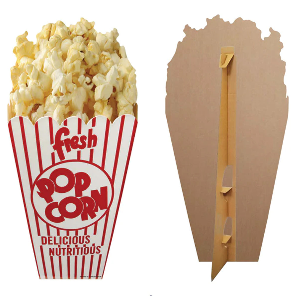 Giant 2D Popcorn Cardboard Cutout - 1.5m – Party Packs