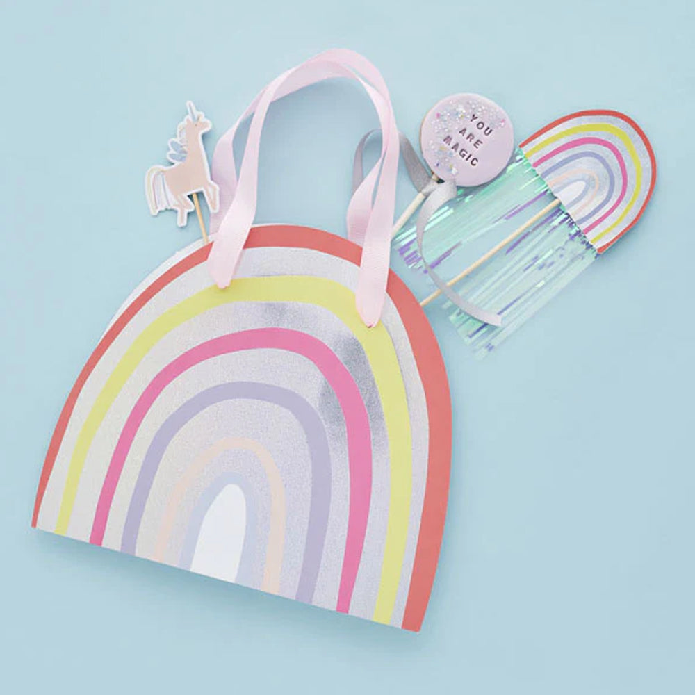 Rainbow Shaped Party Bags Pack of 5 - Party Favours | Party Packs