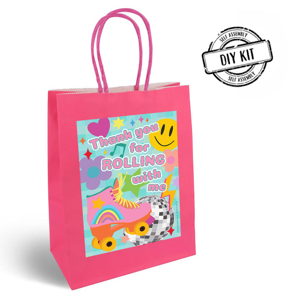 Roller Skate Party Thank You Bags - Pack of 12 | Party Packs