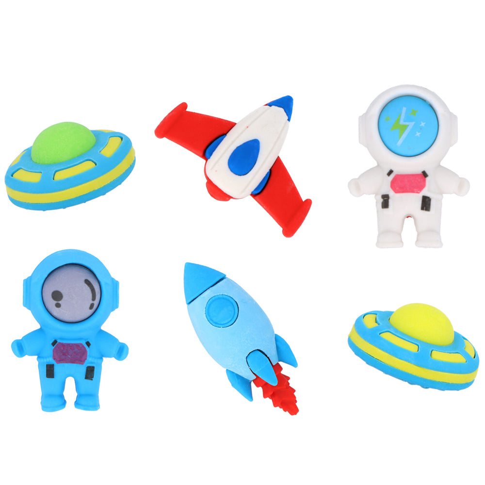 Space Erasers - Assorted Designs - Each – Party Packs