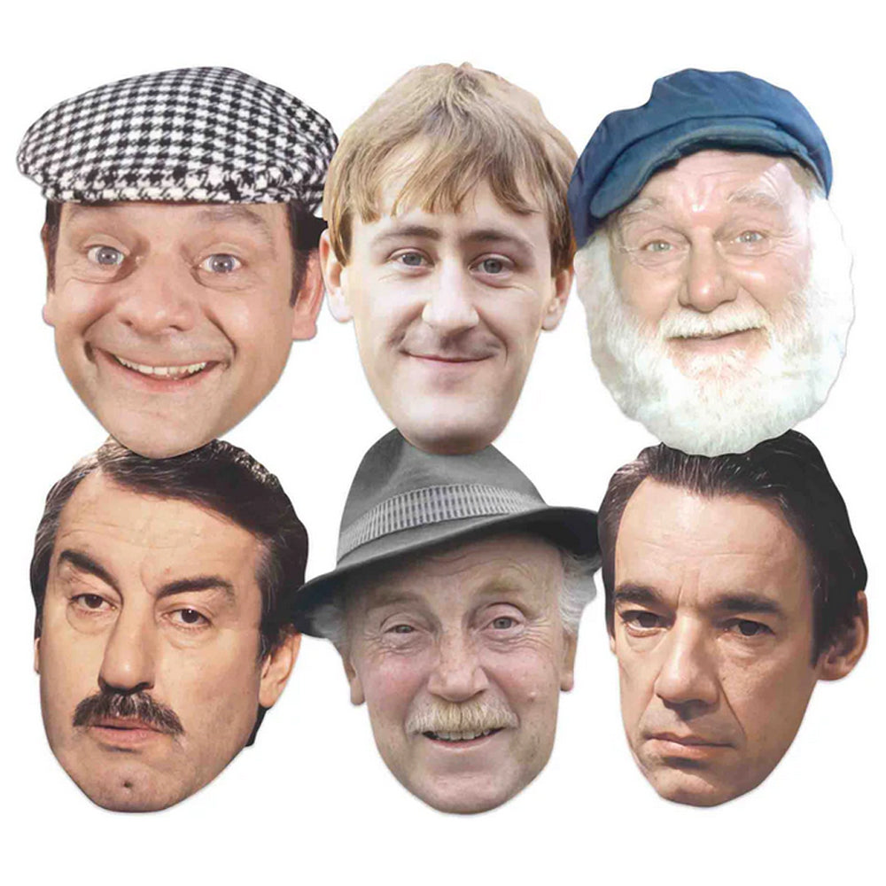 Only Fools and Horses Characters Card Masks - Pack of 6 – Party Packs