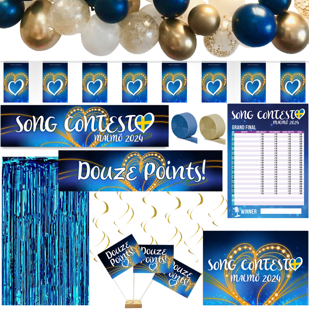 Song Contest Party Supplies – Party Packs